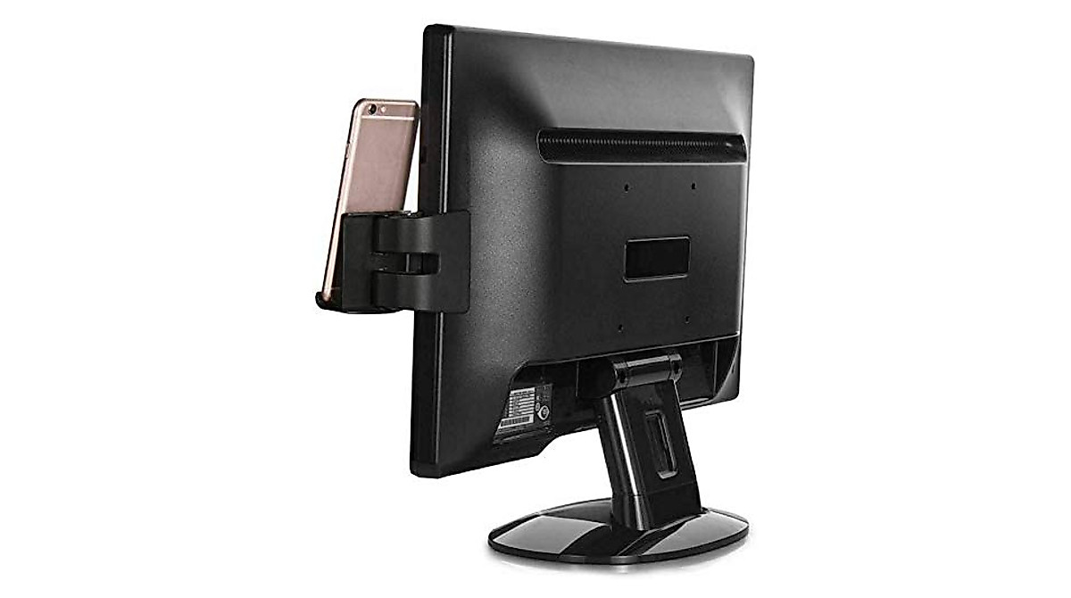 Mobile Phone Holder for Monitors - Convenient & Secure