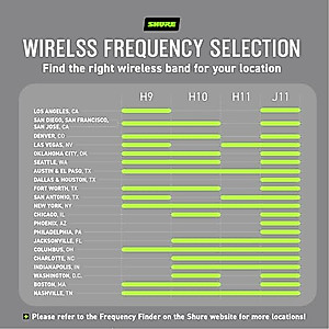 Shure BLX1288/MX153 Wireless Microphone System - 14-Hour Battery Life, 300 ft Range, UHF | Includes Handheld & Earset Mics, Dual Channel Receiver | J11 Band (BLX1288/MX153-J11)
