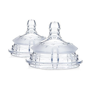 Nuby 2 Piece Slow Flow Comfort Nipple