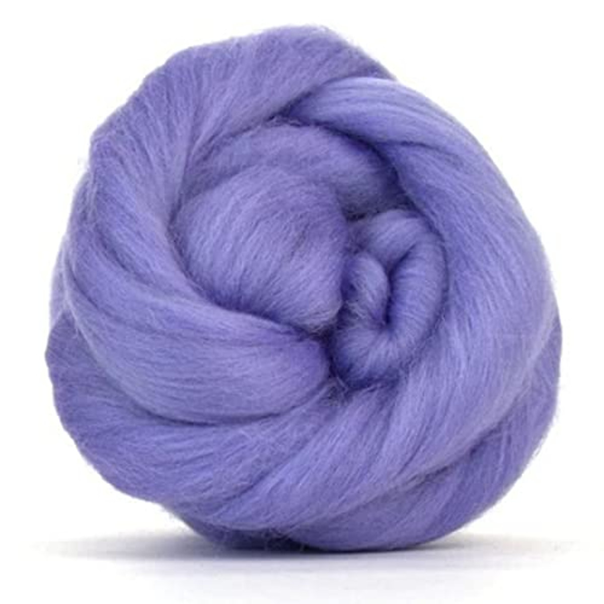 Merino Wool Roving | Premium Combed Wool Top | 22 Micron, Perfect for Felting Projects, Spinning, Wall Hangings and Tapestry (Hyacinth)