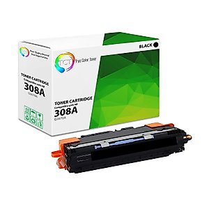 TCT Premium Compatible Toner Cartridge Replacement for HP 308A Q2670A Black Works with HP Color LaserJet 3500 3500N 3550 3550N 3700 3700DN 3700DTN Printers (6,000 Pages)