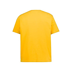 JP 1880 Menswear Big & Tall Plus Size L-8XL Outdoor Print Tee Golden Yellow XXXX-Large 808934459