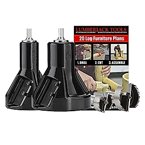 Lumberjack Tools 1" & 2" Commercial Starter Kit (CSK2) , Black