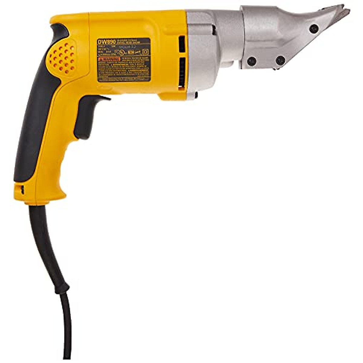 DEWALT Metal Shear, Swivel Head, 18GA (DW890) , Yellow