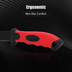 Muibe Fillet Knife for Fish, 9” Stainless Steel Blade, Corrosion-Resistant Coating, with Protective Sheath and Non-Slip Handle, for Filleting Practical Tools