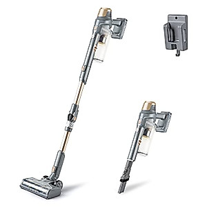 Kenmore DS4095 Brushless Cordless Stick Vacuum with EasyReach Wand, Lightweight Cleaner with 2-Speed Power Control, LED Headlight, Converts to Handheld for Hardwood Floors, Carpet & Pet Hair