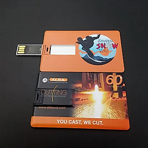 20 PCS 8GB Free Custom Your Logo/Image Card USB Flash Pen Drive with Box, Personalized Customizable Photography Wedding Photo Logo Memories Stick Card USB Flash Drive Promotional Gift