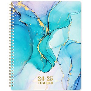 2024-2025 Teacher Planner - Teacher Lesson Planner 2024-2025, Academic Planner from July 2024 to June 2025, 9.8" x 7.7", Lesson Planner 2024-2025 Academic Year with Inspirational Quotes