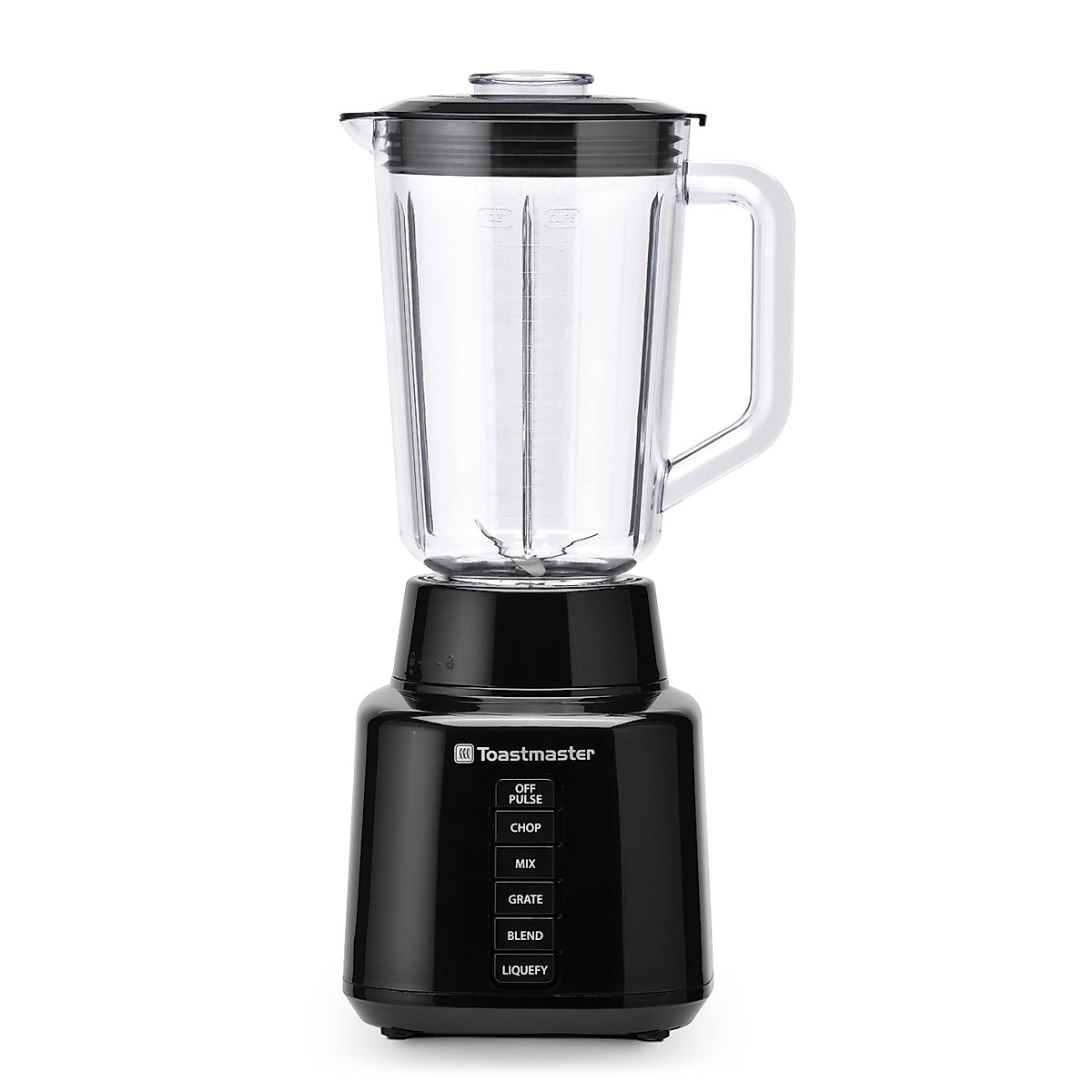 Toastmaster 350 Watt Blender with 48 oz BPA-Free Jar, Black, TM-600BL
