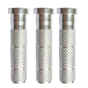 Field Points Bolt Carbon Arrow Aluminum Brass Inserts with Surface Indentation Inserts Inner Diameter .244 Arrow insents Shaft for Archery Accessories (5-16-0.311in)