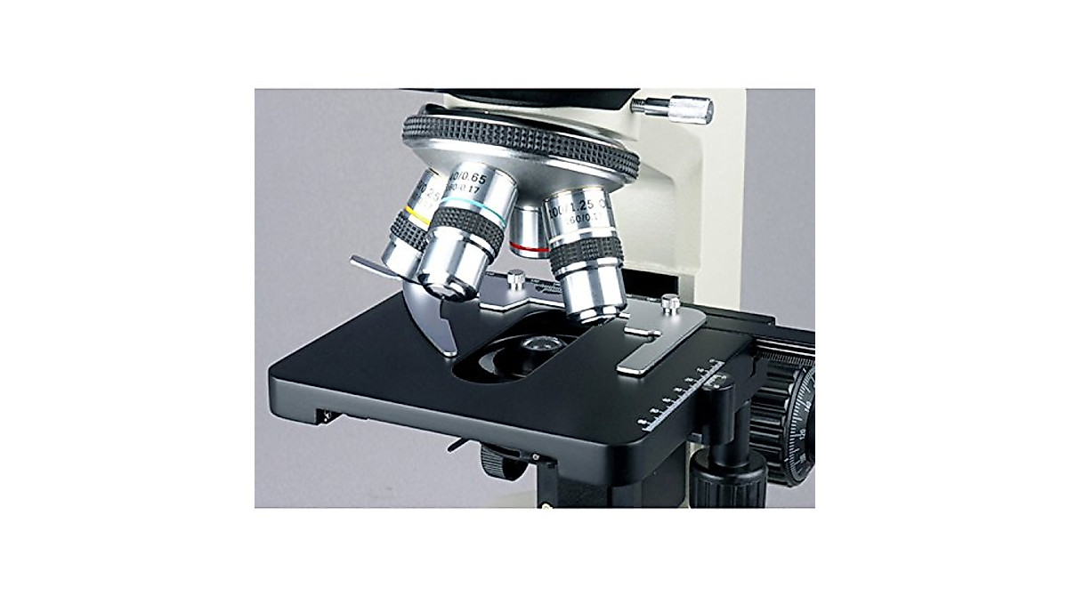 AmScope B490 Microscope: 40X-1000X Magnification & High-Res