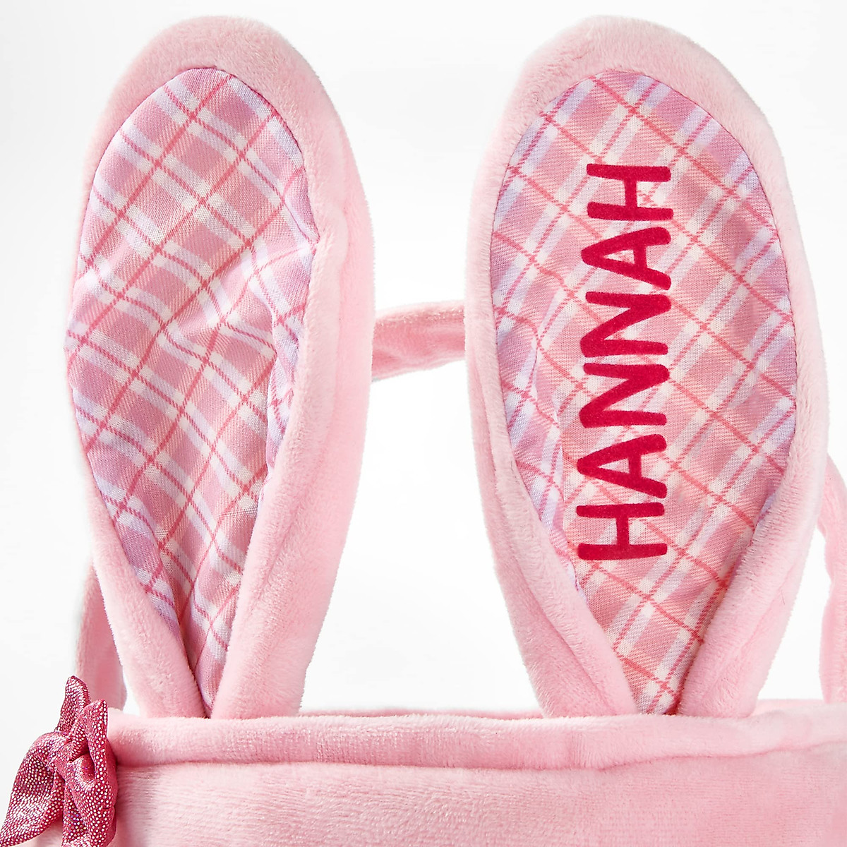 Let's Make Memories Personalized Furry Critter Kids' Easter Basket - Pink Bunny