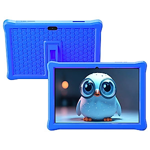 Kids Tablet 10 inch, Android Tablet for Kids, 2GB RAM 32GB ROM Android 11 Tablets IPS Touch Screen 1280x800, Iwawa & Parent Control Toddler Tablet, WiFi, Dual Camera, 6000mAh Battery, Shockproof Case