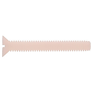 The Hillman Group 59538 10-32 x 1-Inch - Nylon Flat Head Machine Screw, 20-Pack