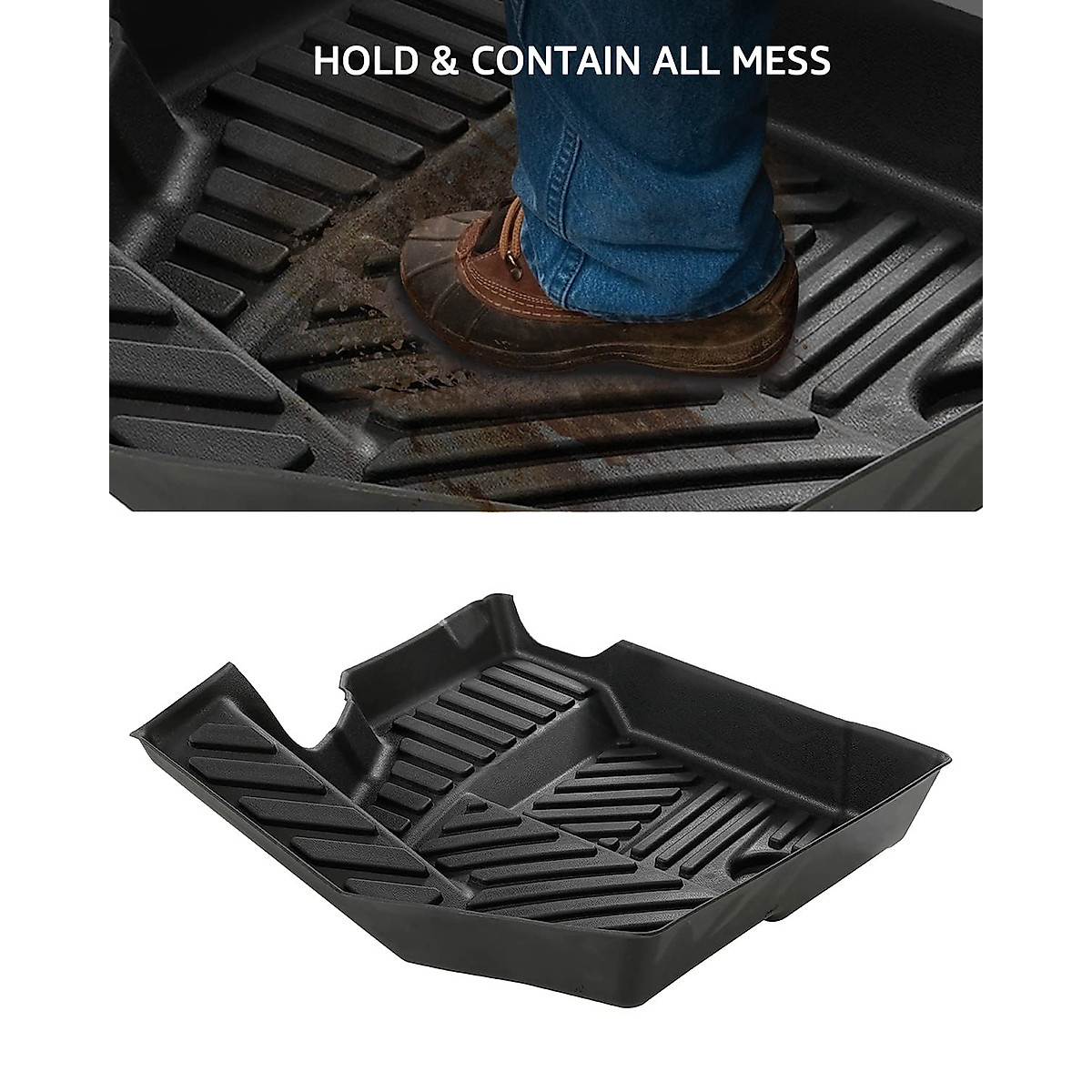 RZR Front Floor Mats, A&UTV PRO Floor Liners All Weather Protection Compatible for 2014-2023 Polaris RZR XP 1000 900 S XC Turbo 2 Doors Accessories Replace # 2880414