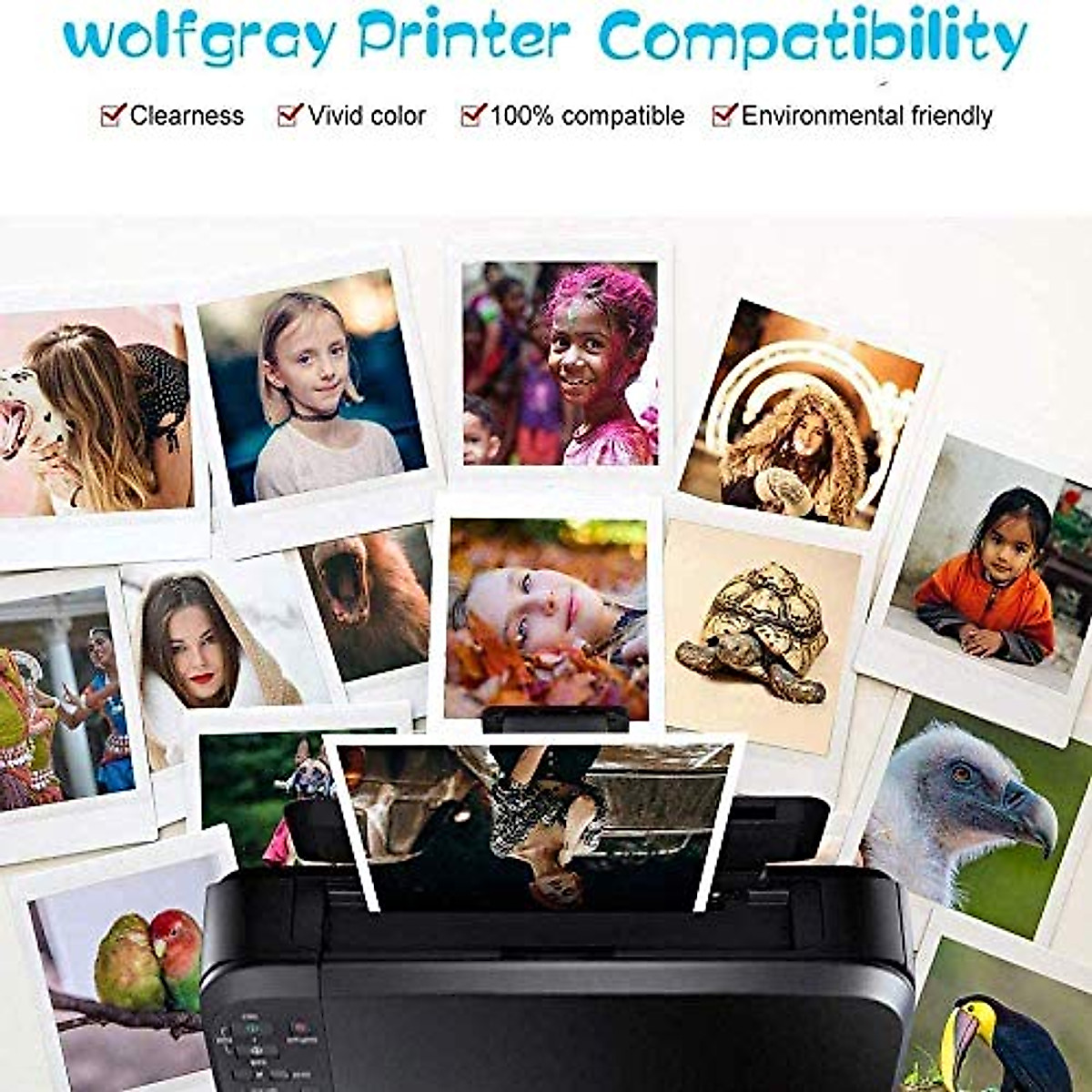 Wolfgray 12PK LC61 Compatible LC61BK LC61C LC61M LC61Y Ink Cartridge for Brother MFC-490CW MFC-495CW MFC-J615W MFC-J630W MFC-790CW MFC-290C DCP-165C DCP-385C DCP-585CW MFC-5490CN MFC-5890CN MFC-6490CW