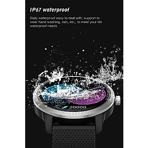 SEDSEY Smart Watch, Fitness Activity Tracker Smart Watches with Call Text Heart Rate Sleep Monitor Pedometer IP67 Waterproof Women Men Smartwatch for Android iOS Phone