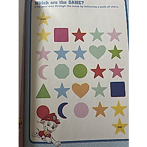 Pup Patrol Same or Different Learning Workbook