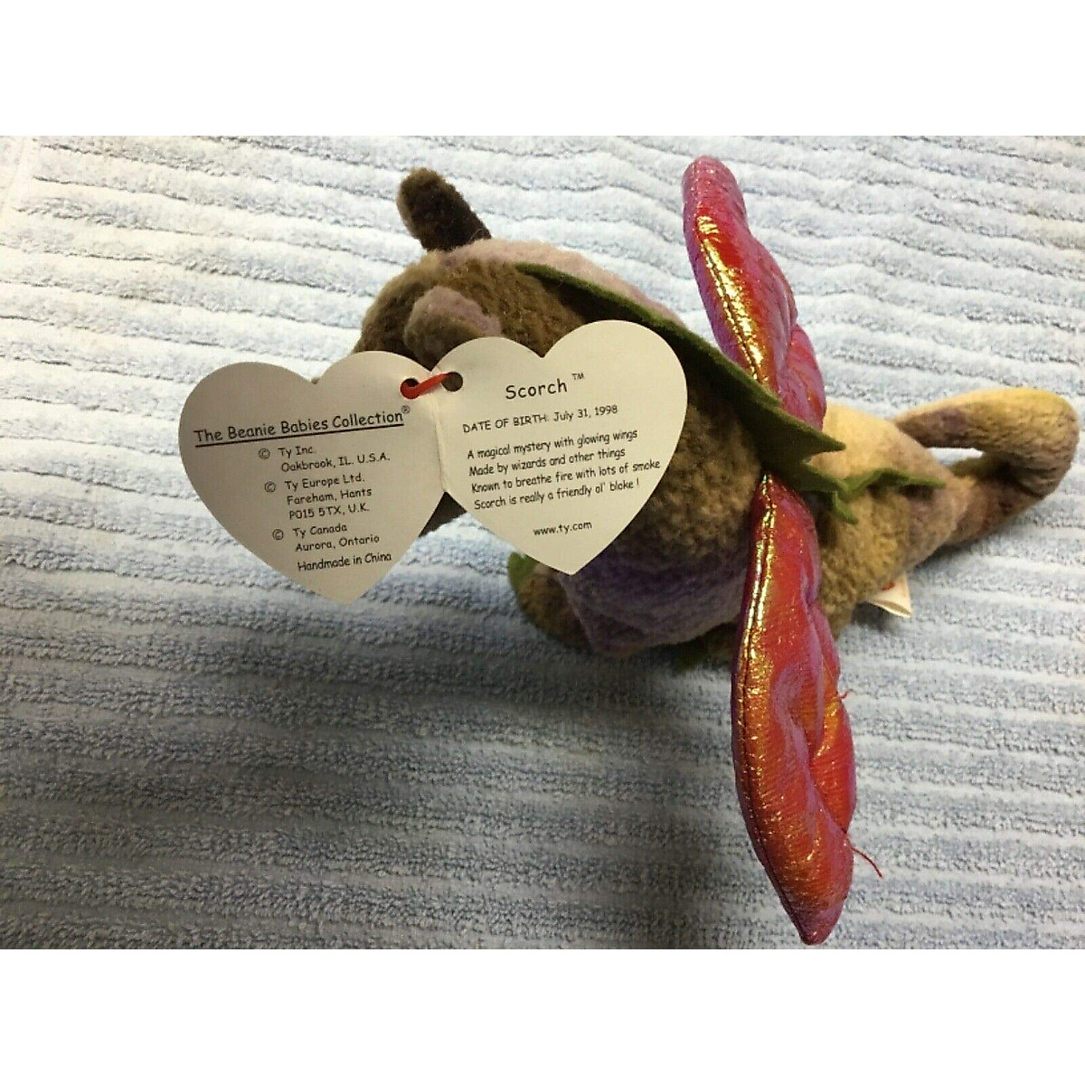 Scorch The Dragon The Beanie Baby (Retired)