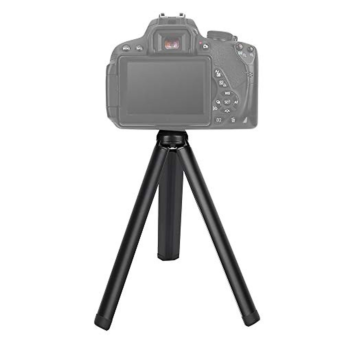 Black High Bearing Capacity with Anti-Slip Rubber Mat Foldable Mini Tripod, Action Camera Tripod, for Phone Gimbal