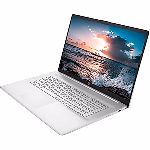 HP 17.3" Laptop, HD+ Flicker-Free Touchscreen, Octa-core AMD Ryzen 7 7730U Processor, 40GB RAM, 2TB PCIe SSD, Webcam, Backlit Keyboard with Lift-Hinge Design, Wi-Fi 6, Windows 11 Home, Silver