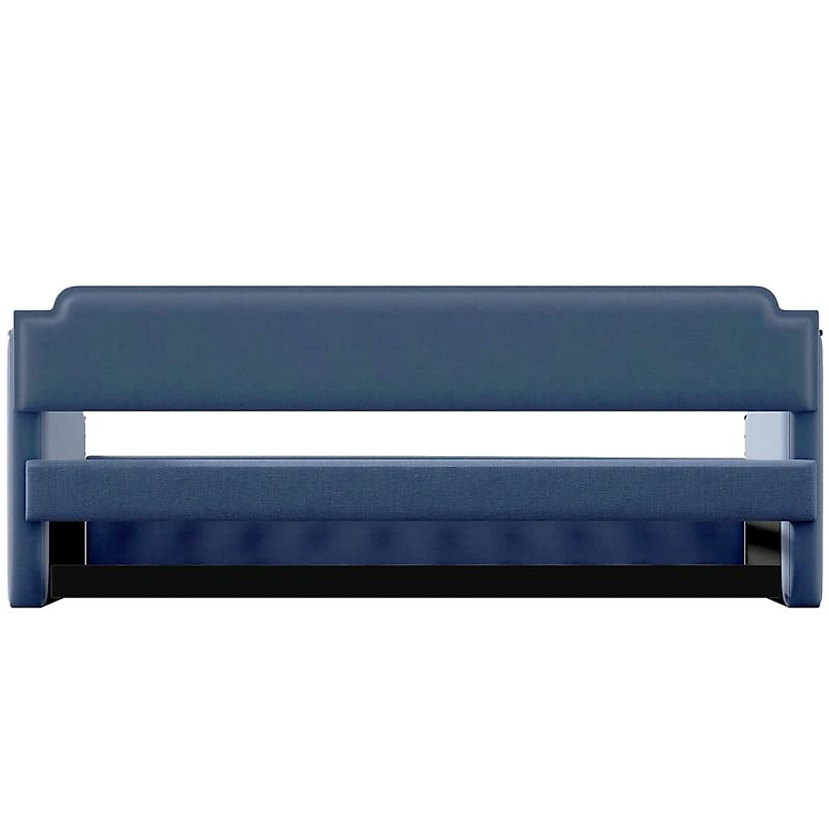 FLOYINM Upholstered Daybed with Trundle, Wood Slat Support,Upholstered Frame Sofa Bed, Twin