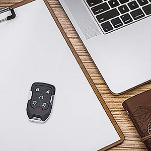 Car Key Fob Fit for GMC 2015-2020 Yukon/ Yukon XL Smart Key Compatible with Chevy 2015-2020 Suburban Chevrolet Tahoe (HYQ1AA) 6-Buttons 315 MHz Self-prgrammed Keyless Entry System