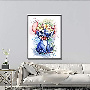 DIY 5d Diamond Painting Kits for Adults,Full Drill Crystal Diamond Dots Art Kit Cross Stitch Embroidery Paint with Diamonds Crafts for Kids and Beginners Home Decor（Canvas Size: 11.8 X 15.75 Inch）