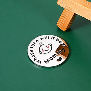 New Mom Gifts for Women, Decision Coin New Dad Gifts for Christmas Fathers Day, Pregnancy Gifts for First Time Moms, Mom to be Gift New Parents Gifts Mothers Day Birthday Present