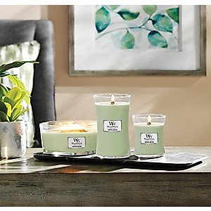 WoodWick Large Hourglass Candle, Whipped Matcha, 21.5 oz,Medium Green (Pack of 2)