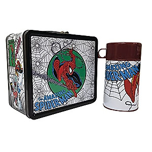 Surreal Entertainment Marvel Spider-Man Tin Titans PX Lunchbox