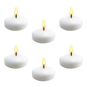 6Pack Floating Candles，Candle Floating Unscented Discs for Wedding, Pool Party, Holiday & Home Decor