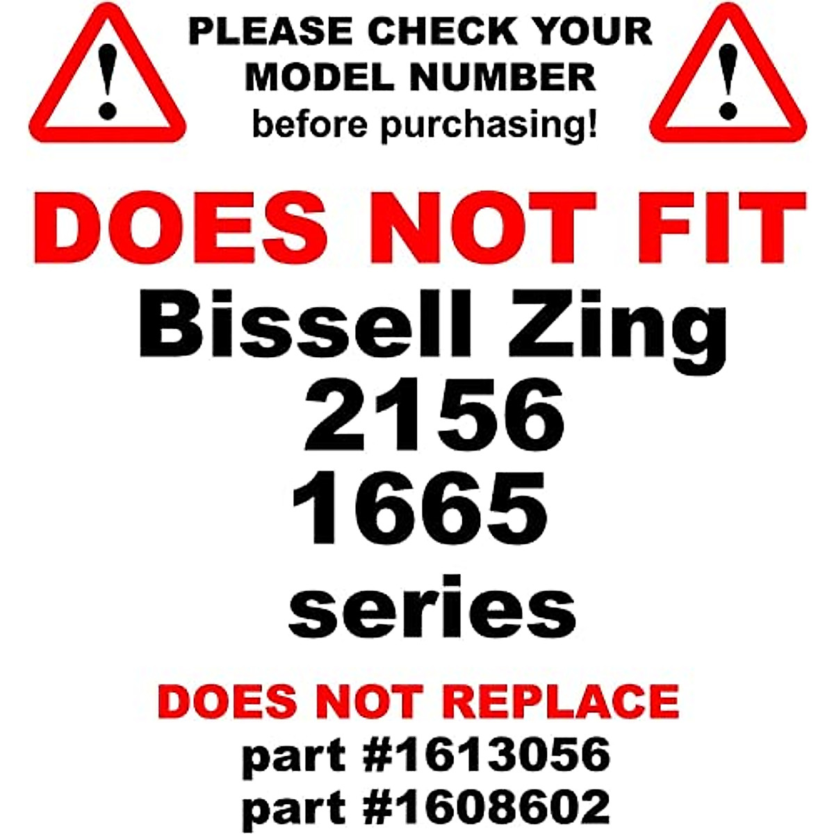 HQRP 2-Pack Dirt Cup Filter Assembly compatible with Bissell 6489, 64892, 64894 Bagless Canister Vacuum Cleaner, parts 203-1772 and 203-1532 Replacement