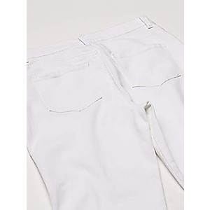 Gloria Vanderbilt womens Amanda Classic High Rise Tapered Jean, Vintage White, 14 Petite Regular