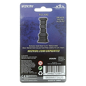 WizKids Deep Cuts Unpainted Miniatures Terrain: Wave 3: Pillars