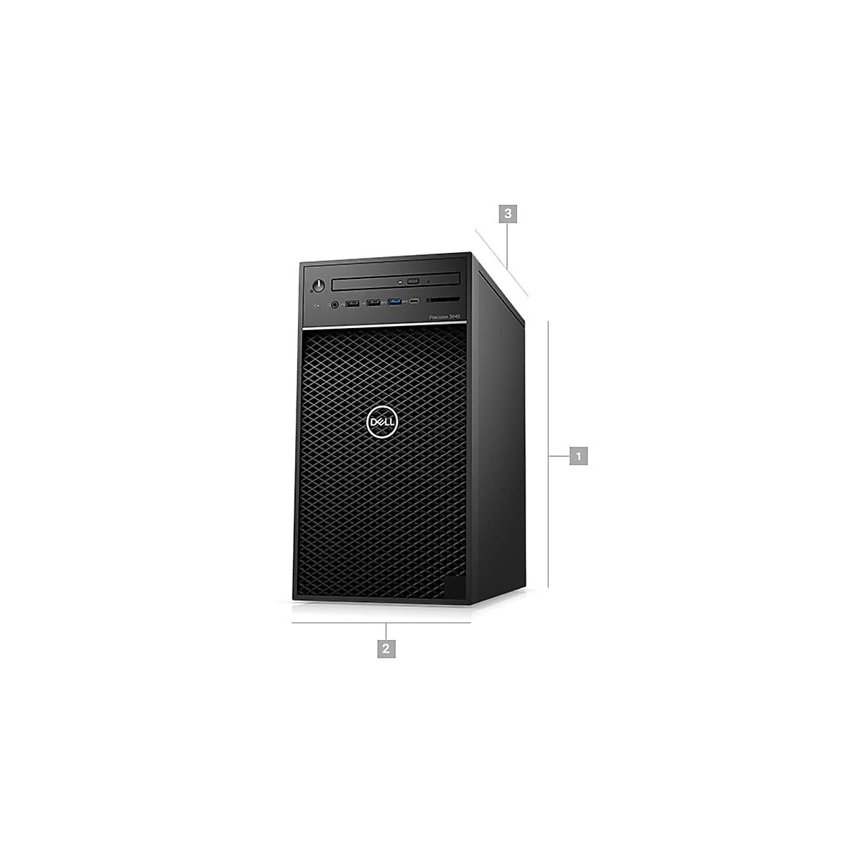 Dell Precision T3640 Workstation Desktop (2018) | Core i3-256GB SSD - 16GB RAM - RTX 2070 | 4 Cores @ 4.3 GHz - 8GB GDDR6 No OS (Renewed)