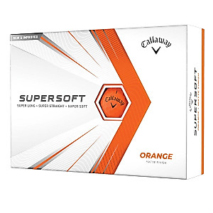 Callaway Golf Supersoft Golf Balls (2021 Version, Orange), (Pack of 12)