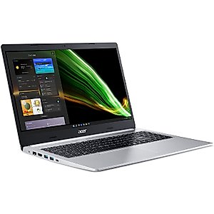 acer 2023 Aspire 5 15.6" FHD IPS Laptop PC AMD 6-Core Ryzen 5 5500U Radeon Vega 7 Graphics 16GB RAM 256GB NVMe SSD USB-C WiFi AX RJ45 BT HDMI2.0 Backlit Keyboard Windows 11 Pro w/RE USB Drive