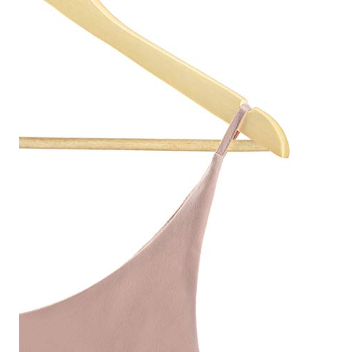 Whitmor Natural Grade Wood Suit Hangers, Set of 36