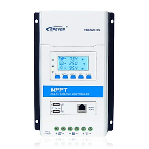 EPEVER MPPT Charge Controller 30A 12V/24V Auto 390W/12V,780W/24V TRIRON3210N DS2 UCS Intelligent Modular-Designed Regulator with PC Software and Moblie APP