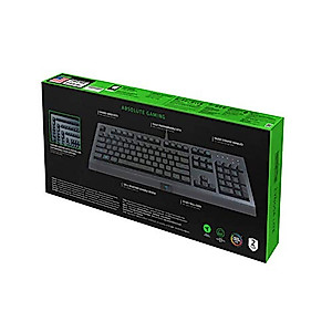 Razer Cynosa Lite Essential Gaming Keyboard (Fully Programmable, RGB Chroma Lighting, Gaming Grade Keys, 10 Key Roll-Over, Spill Resistant) US Layout|Black