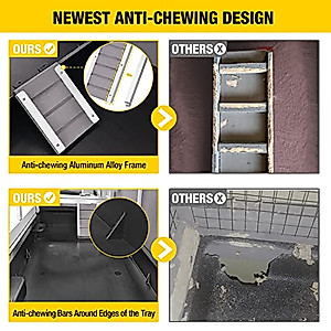 Aivituvin Guinea Pig Cage Anti-Chewing Hamster Cage Indoor Outdoor Small Animal Cages with Chewing Toy, Food Bowl, Hideout and Deep Leakproof Tray