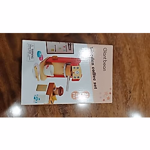 Giant Bean Wooden Coffee Maker Set Toy for Kids, 15 pcs Play Kitchen Accessories, Pretend Playset for Kids-Fun, Gifts for Boys and Girls