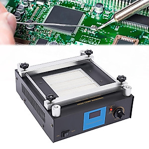 Preheating Rework Station, 110V 853A 600W SMD PCB Preheat bga Rework Station Hot Plate Preheating Oven Welder
