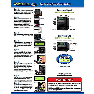 Copystars DVD Duplicator Sata CD-DVD Burner 24X 1 to 1 DVD Copier Duplicator Tower