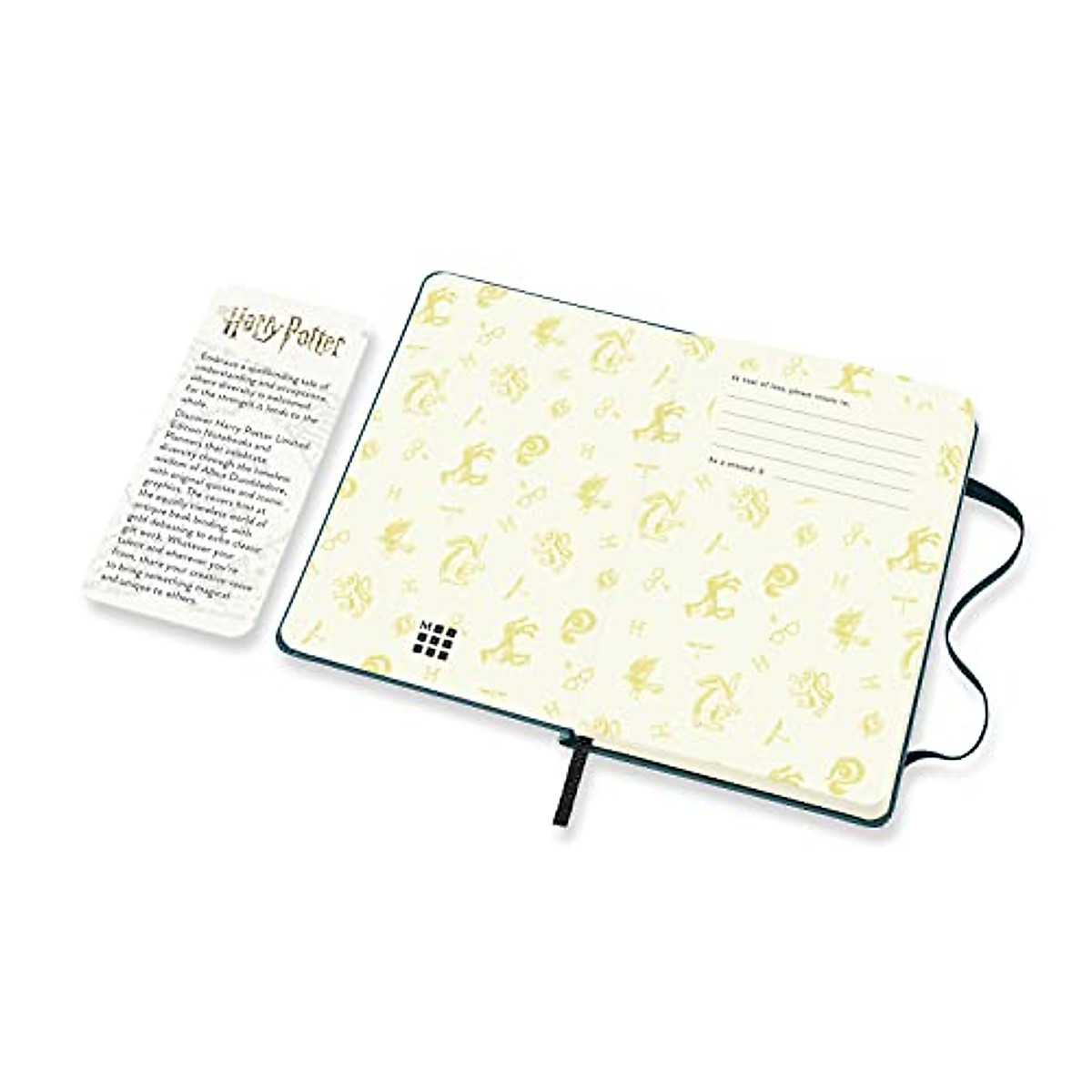 Moleskine Limited Edition Harry Potter 18 Month 2021-2022 Weekly Planner, Hard Cover, Pocket (3.5" x 5.5"), Tide Green