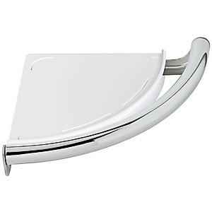 Delta Faucet 41516 Wall Mounted Contemporary Corner Shelf / Assist Bar in Polished Chrome