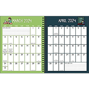 Sarah's Scribbles 16-Month 2023-2024 Weekly/Monthly Planner Calendar: Get It Together!