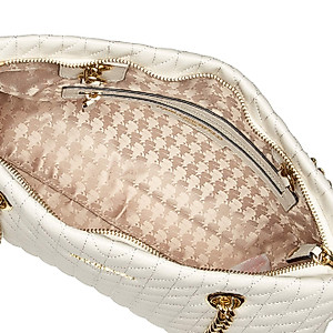 Karl Lagerfeld Paris Womens Karolina Tote Bag, Winter White