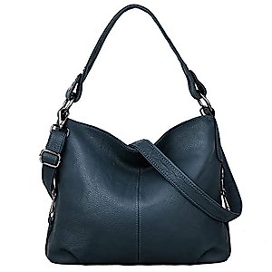 YALUXE Genuine Leather Shoulder Bag Stylish Womens Crossbody Travel Top-Handle
